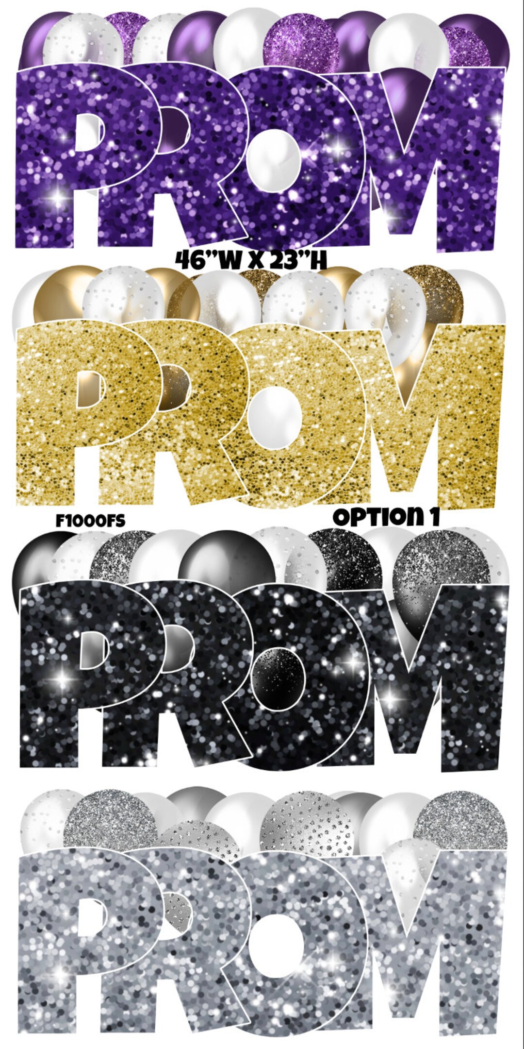 Prom Signs Color Options Yard Card - Etsy