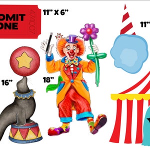 Carnival/circus Flair Yard Cards (F802HS) - Etsy