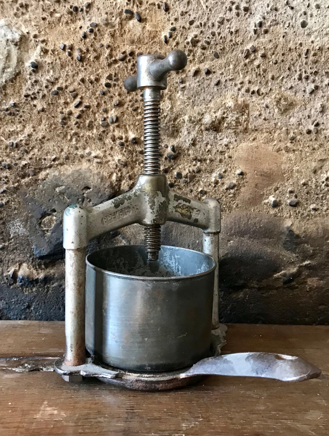 French Antique Iron Meat Juice/food Press Table Top Press | Etsy