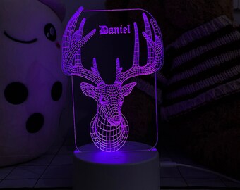 Led Deer Night Light | Etsy