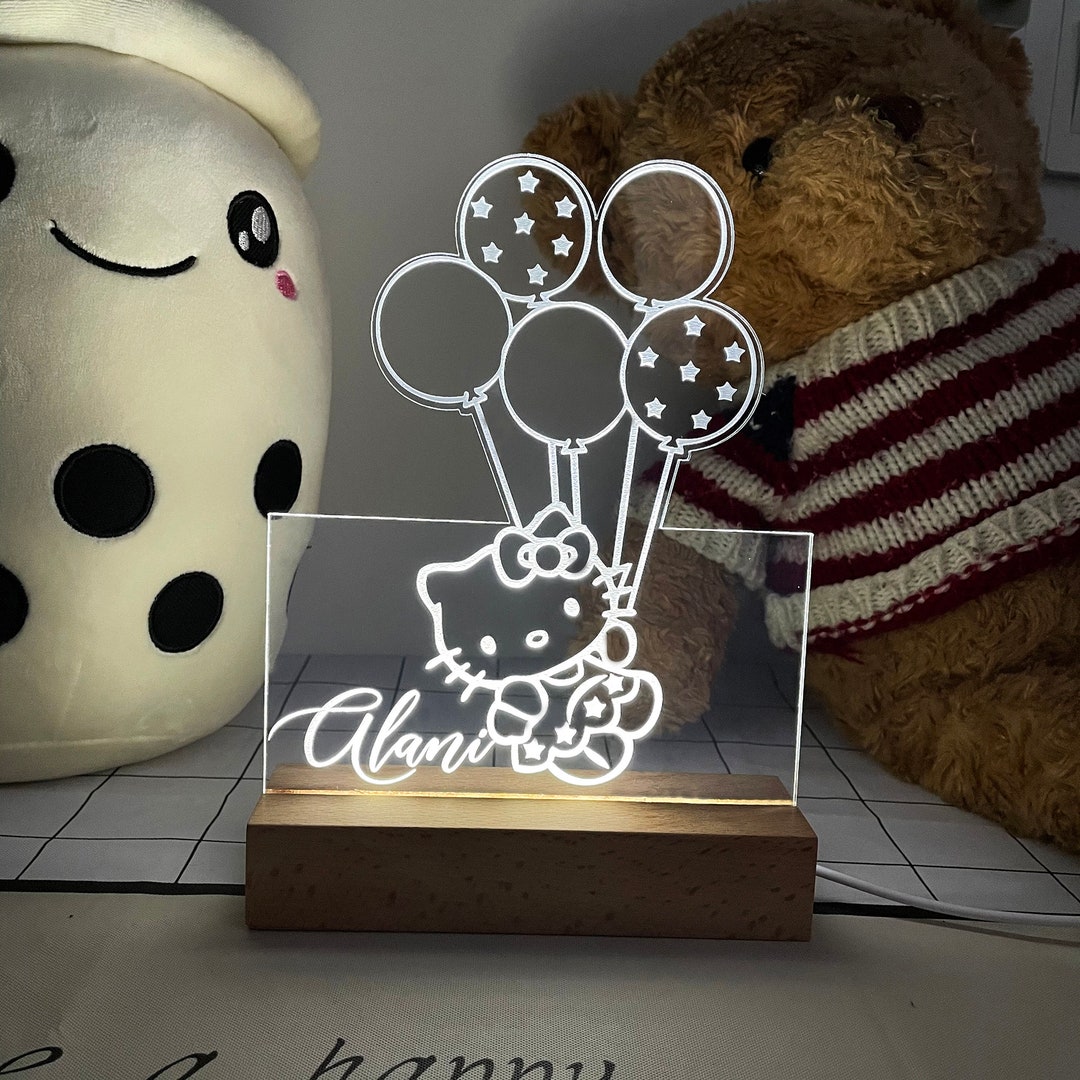 Personalized Cat Night Lights Night Light Lamp Custom Night - Etsy
