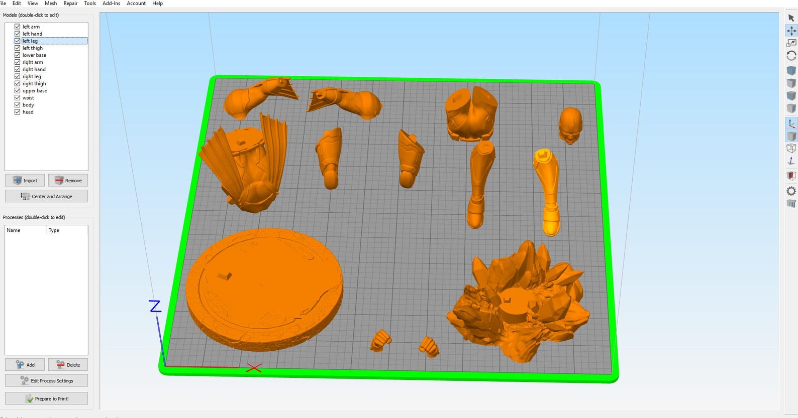 Black Bolt stl file 3d model print | Etsy