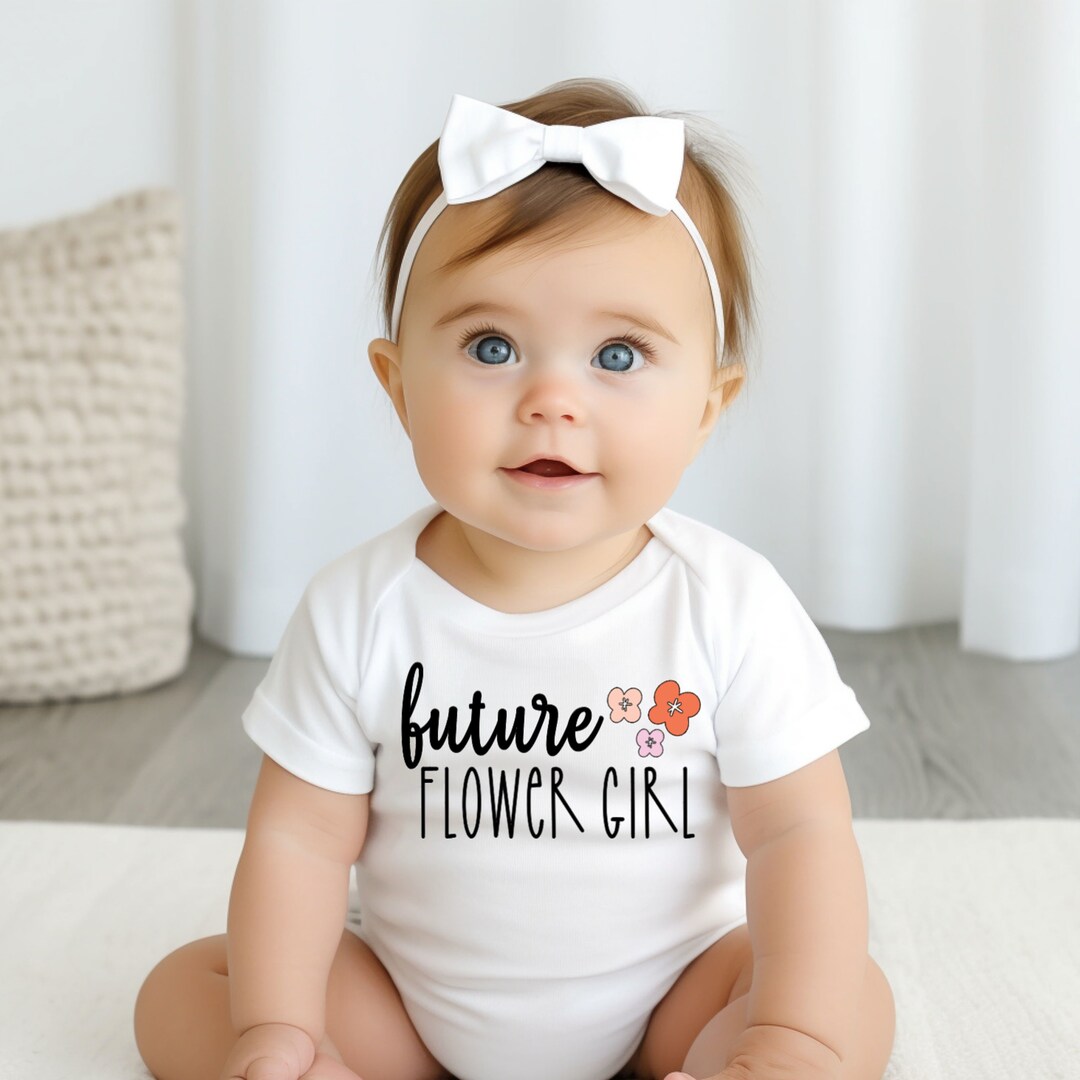Future Flower Girl Onesie® | Flower Girl Proposal | Flower Girl Onesie ...