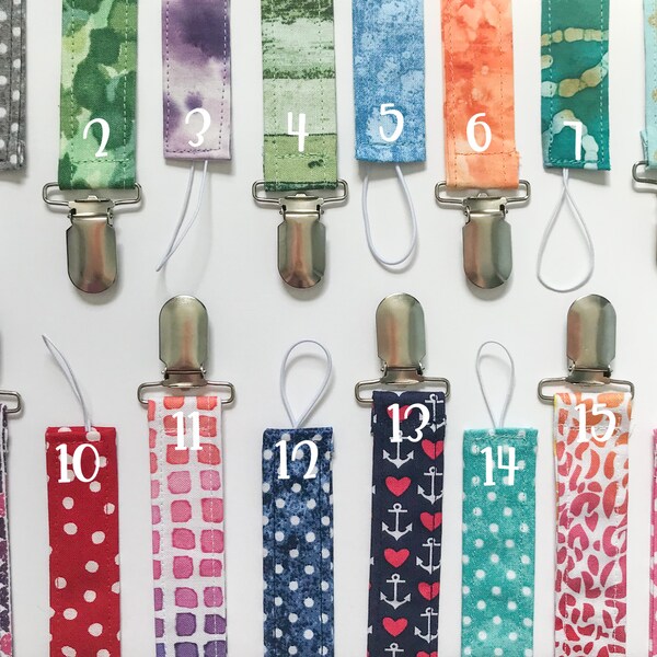 Pacifier Clip - Etsy