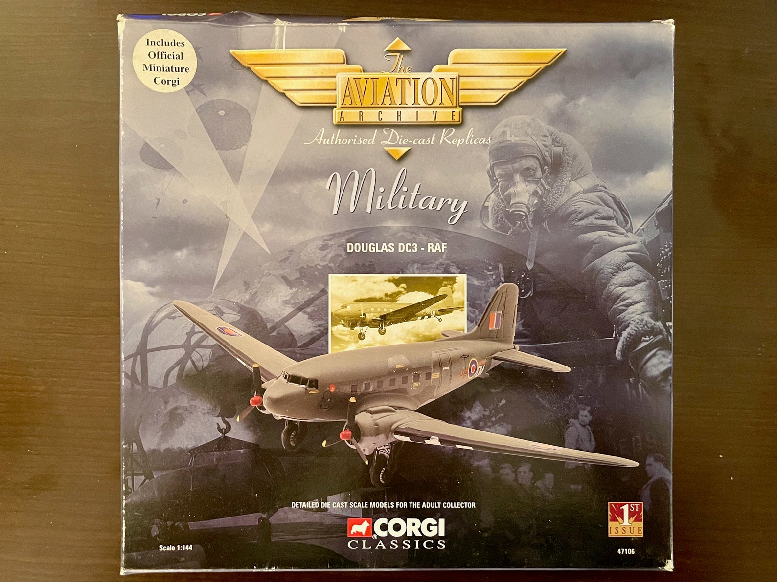 Corgi Aviation Archive DC3-RAF Diecast Model Airplane - Etsy