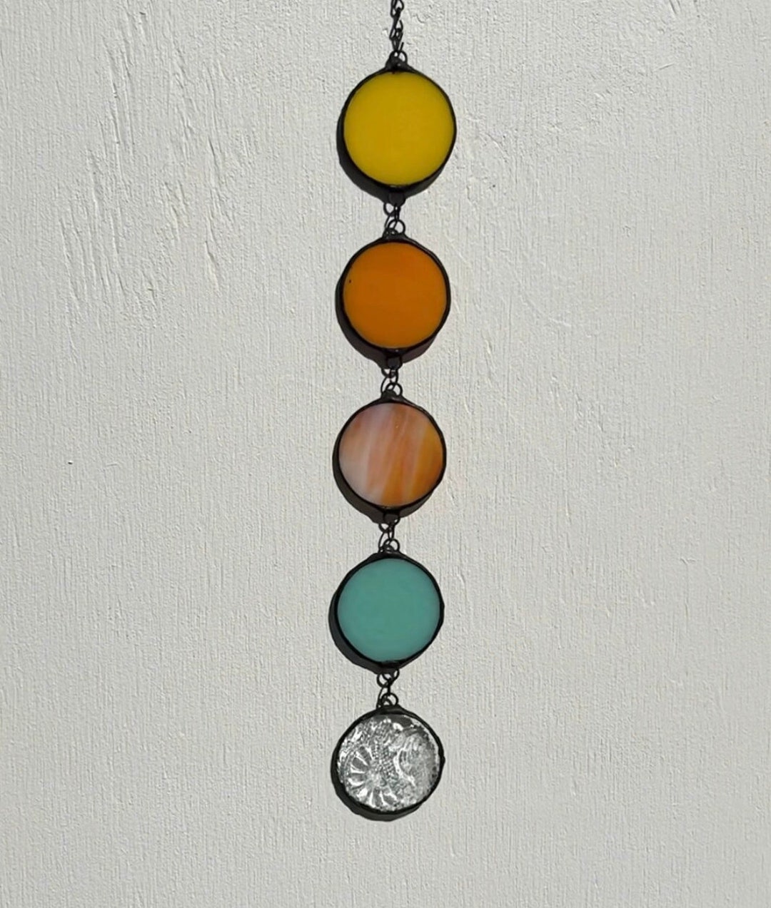Stained Glass Mobile Suncatcher Handmade Glass Art Stain - Etsy