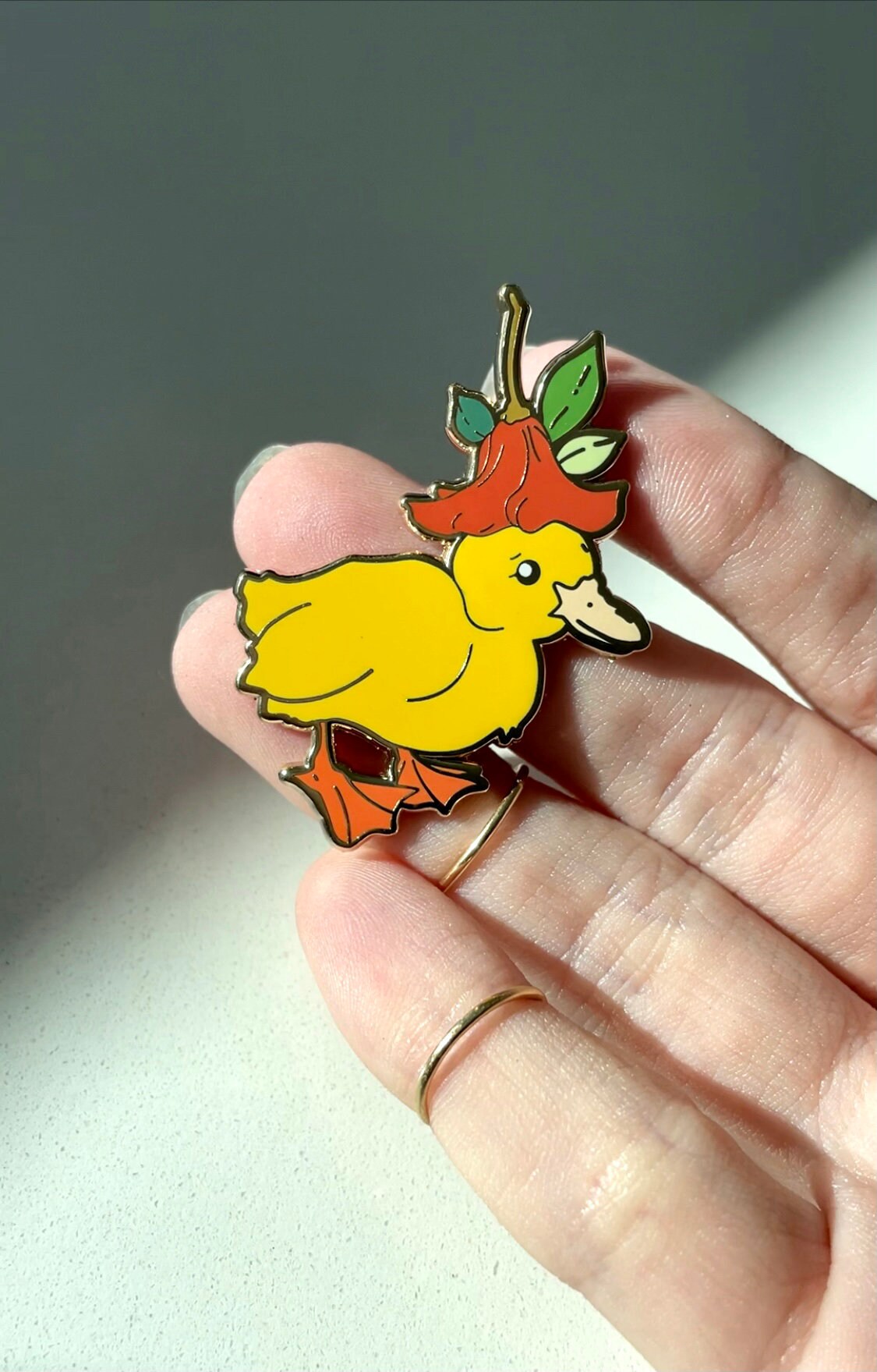 Duckling Enamel Pin Badge Yellow Duck Hard Enamel Pin Lapel - Etsy