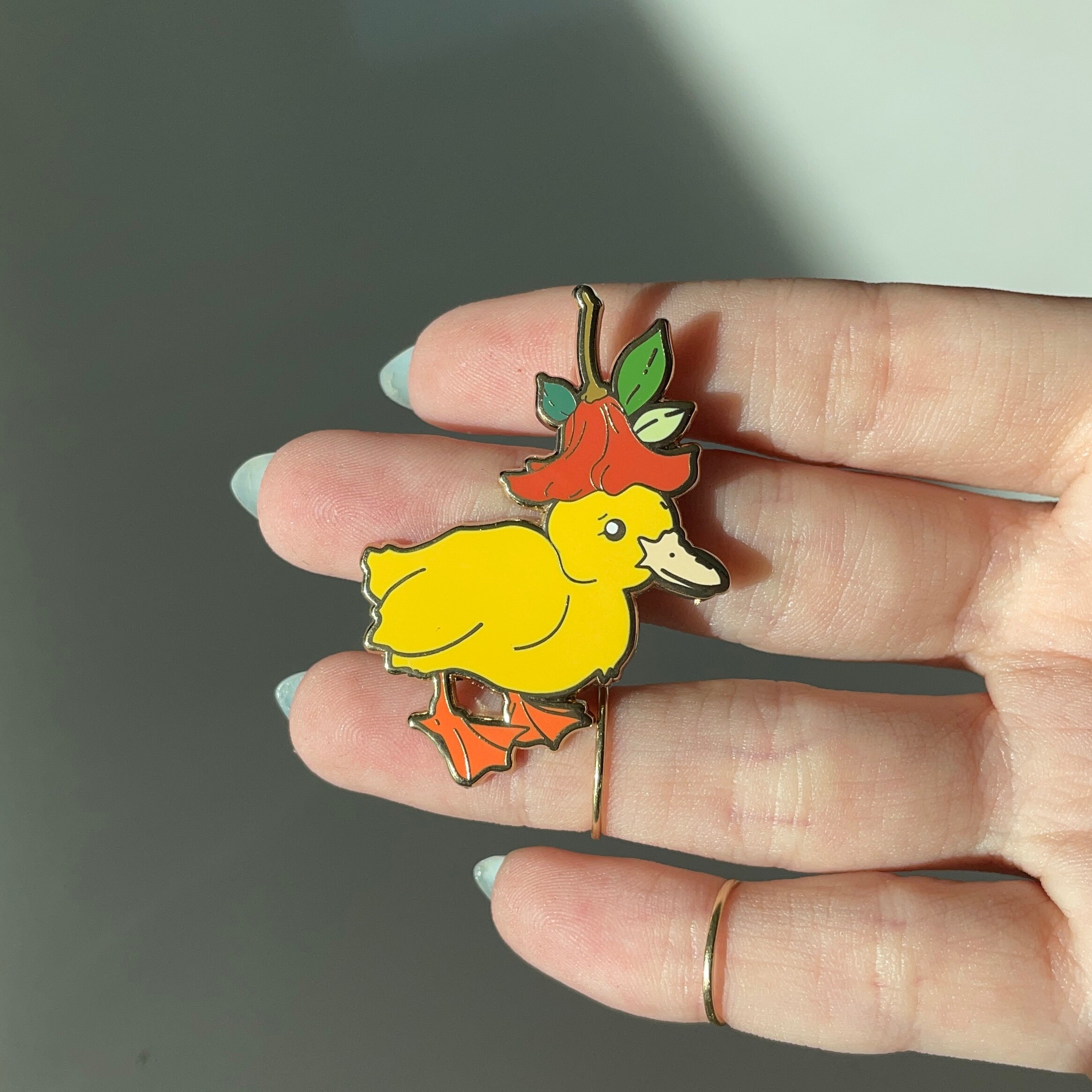 Duckling Enamel Pin Badge Yellow Duck Hard Enamel Pin Lapel - Etsy