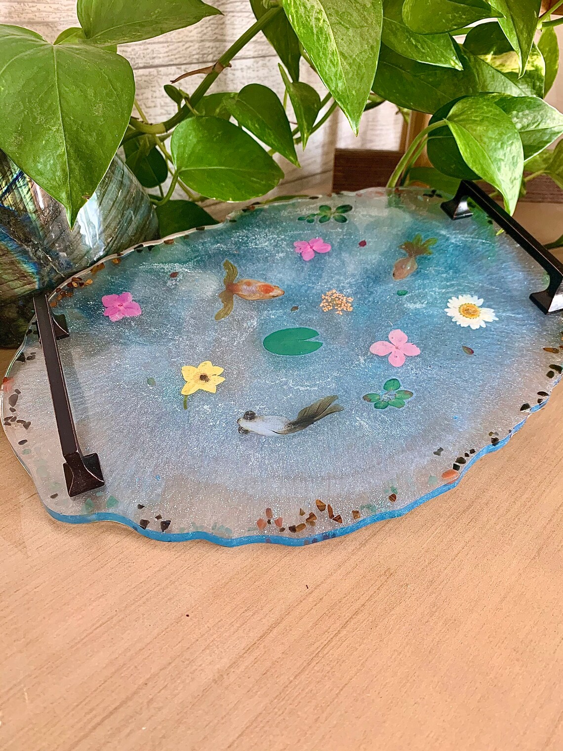 Fall on the Pond Tray - Etsy