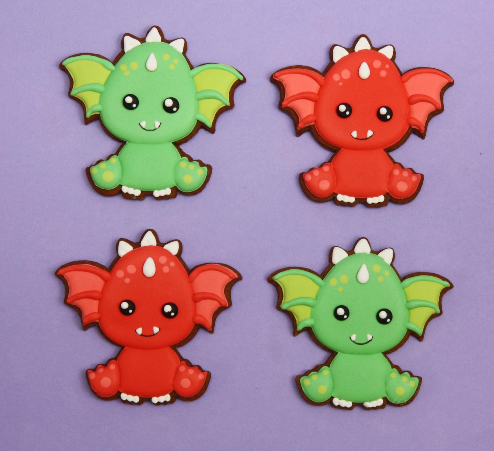 Dragon Iced Biscuits - Etsy