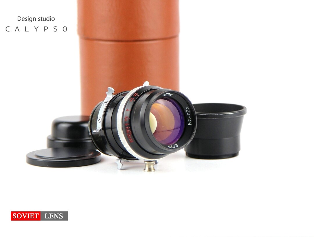 Soviet Film Lens RO2 - 2M OKS 1 - 75 - 1 Film Camera KONVAS Mount OCT ...