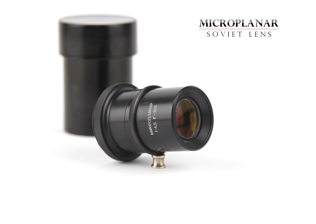 RARE Soviet Lens MICROPLANAR 1 : 4.5 F100 Brand LOMO Mount - Etsy