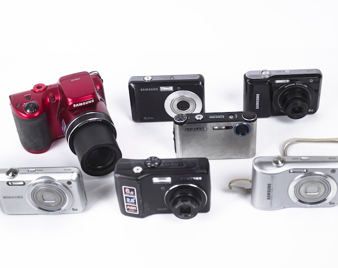 Vintage Camera SAMSUNG Zoom Lens Digital Camera - 7 Pieces - Etsy