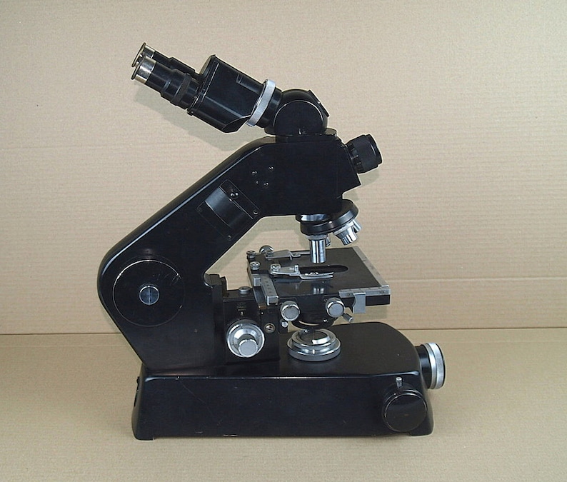RARE Vintage Microscope ROW Rathenow Made in Germany - Etsy
