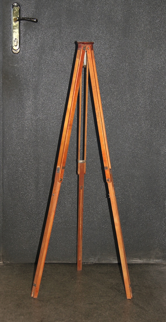 Soviet Wooden Tripod Sliding Tripod Telescopic for Camera | Etsy
