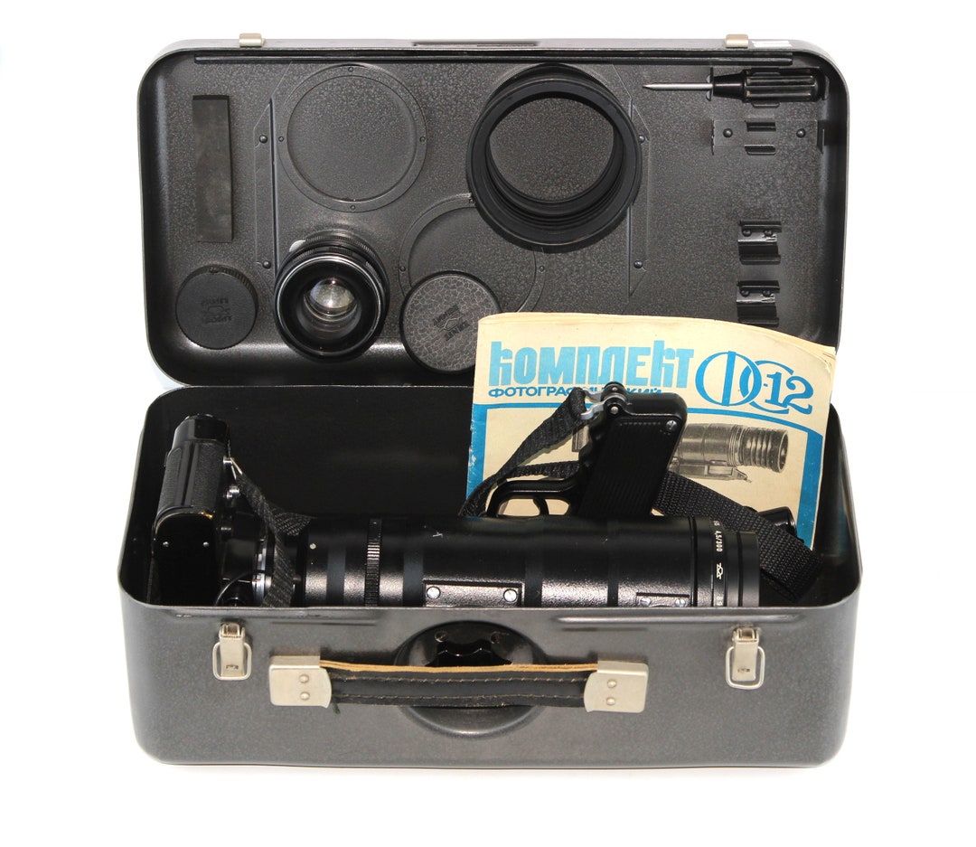 Soviet Camera ZENIT 12S Photosniper FS 12 Lens TAIR 3S 4,5/300 Camera ...