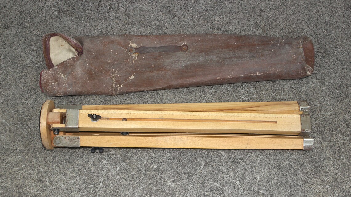 Soviet Wooden Tripod Sliding Tripod Telescopic for Camera - Etsy