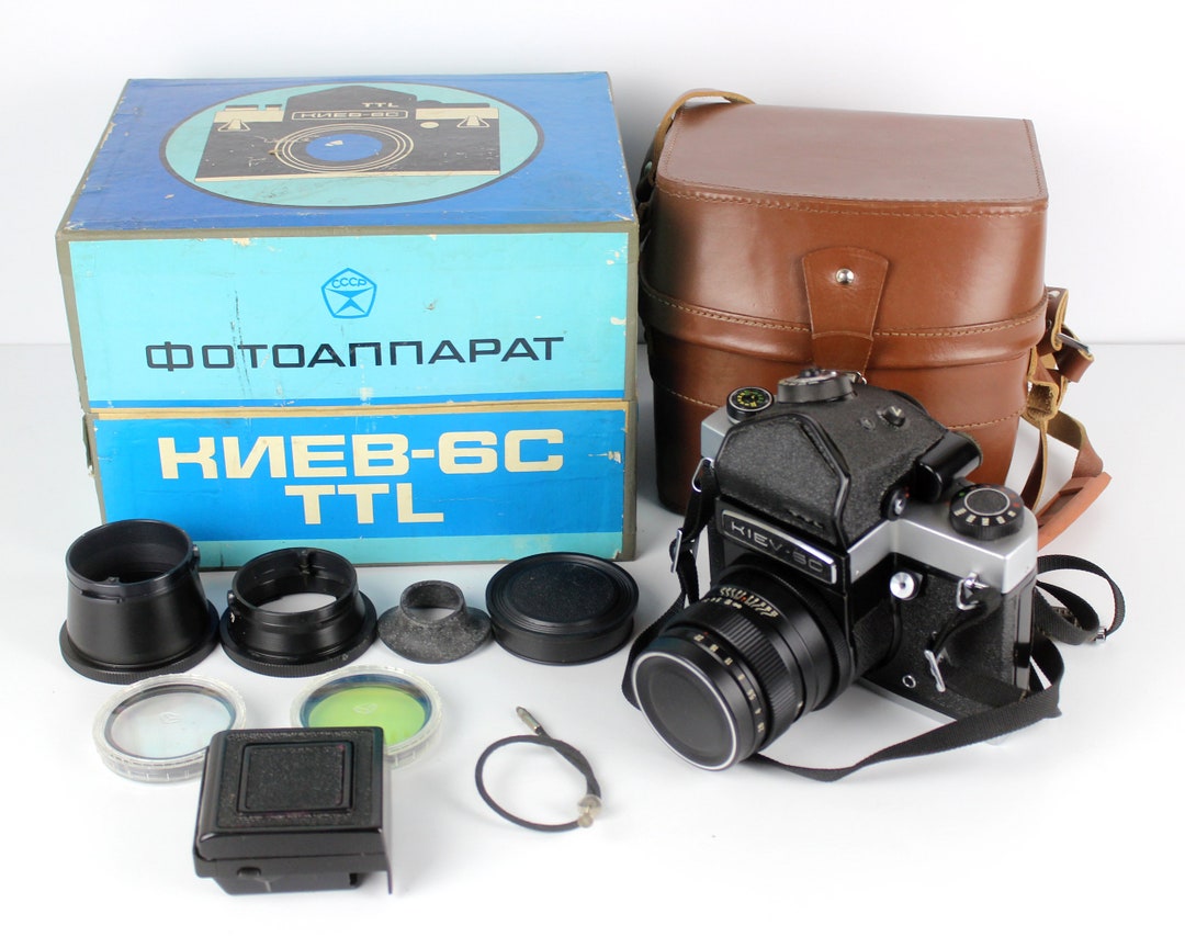 Soviet Camera KIEV - 6 S Ttl Lens VEGA - 12B (2,8/90) PENTACON Six 6 X ...