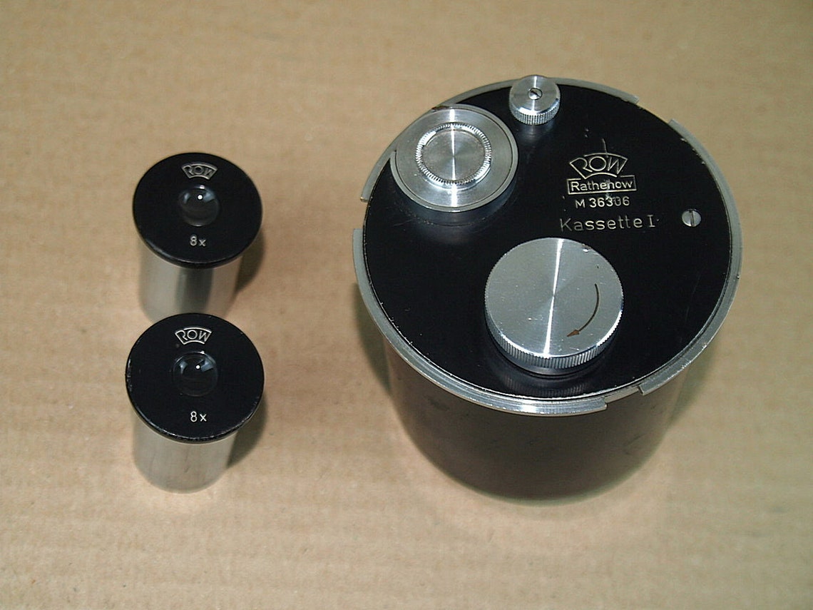 RARE Vintage Microscope ROW Rathenow made in Germany | Etsy