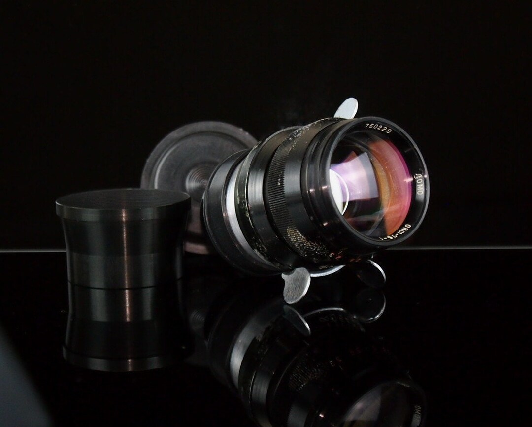 Soviet Film Lens RO2 2M OKS 1 75 1 Film Camera KONVAS Mount OCT 18 Made ...