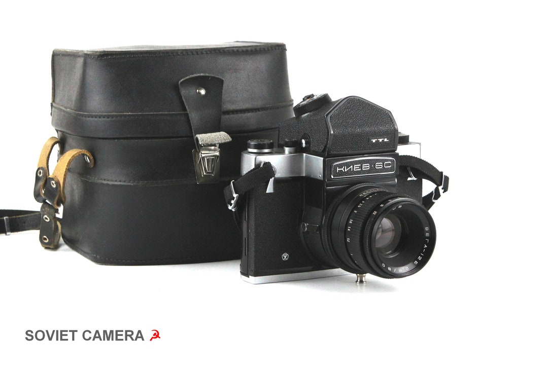 Soviet Camera KIEV - 6 S T T L Lens VEGA - 12 B (2,8/90) PENTACON S I X ...