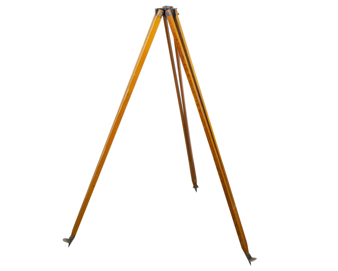 Soviet Wooden Tripod Sliding Tripod Telescopic for Camera Vintage Made ...