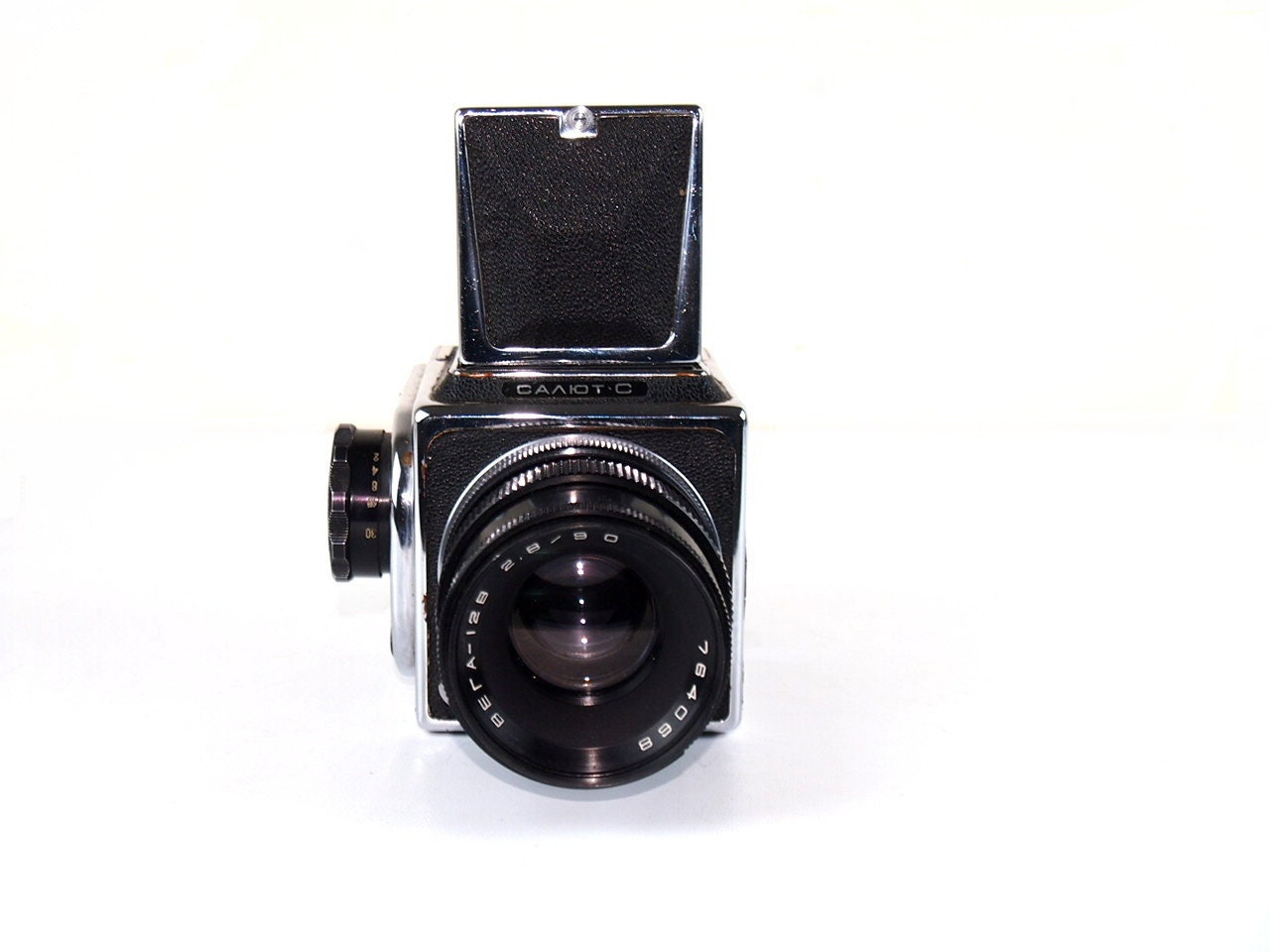 Soviet Vintage Camera SALUT S Lens VEGA - 12B (2,8/90) Mir - 3B (3,5/65 ...