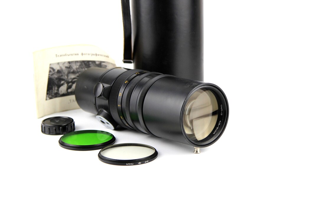 Soviet Lens TAIR - 3A (4.5 / 300) Telephoto Lens Long Focal Lens Mount ...