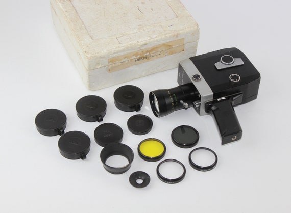 Visual Arts Cameras 1 Zoom 1,8/9-38 2 Lens METEOR 8M Soviet Film Cinema ...