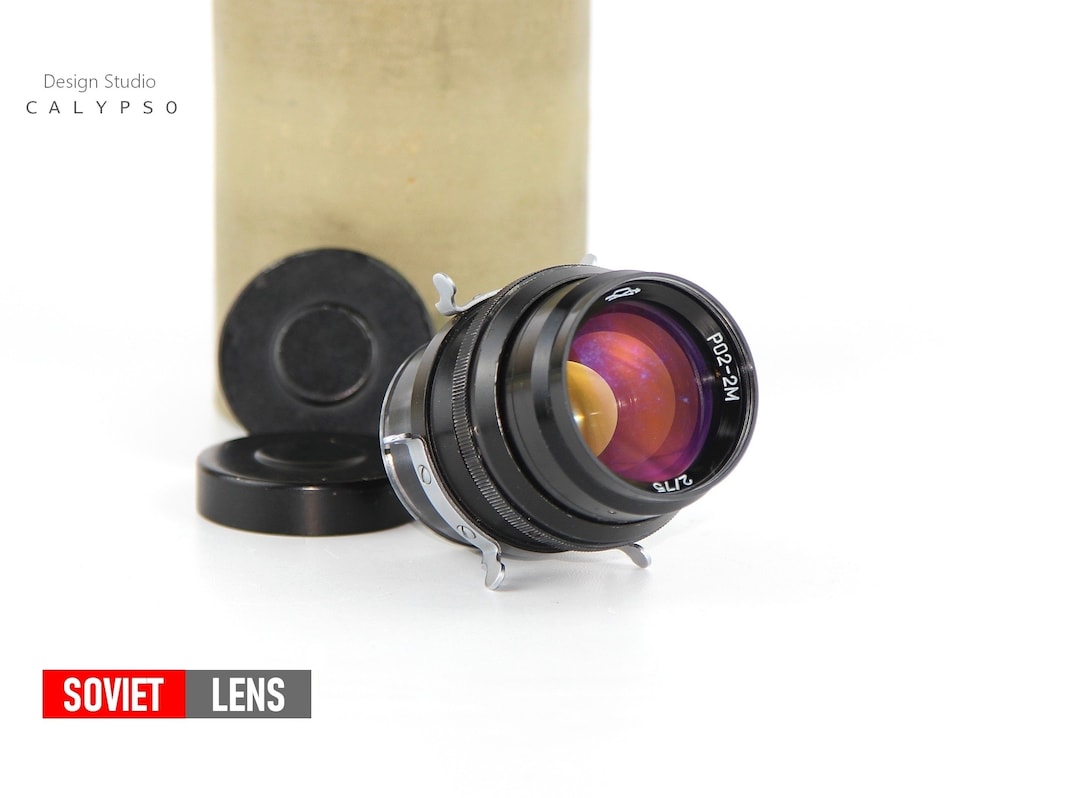 Soviet Film Lens RO2 2M OKS 1 75 1 Film Camera KONVAS Mount OCT 18 Made ...