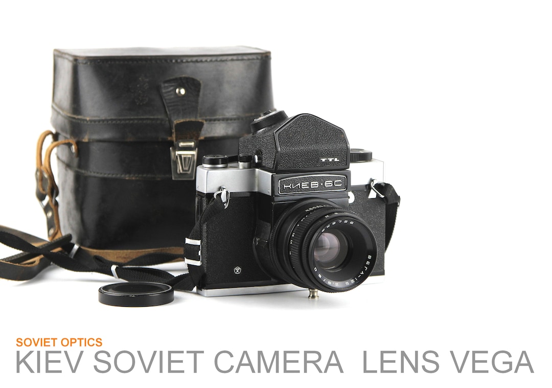 Soviet Camera KIEV - 6 S Ttl Lens VEGA - 12 B (2,8/90) PENTACON Six 6 X ...