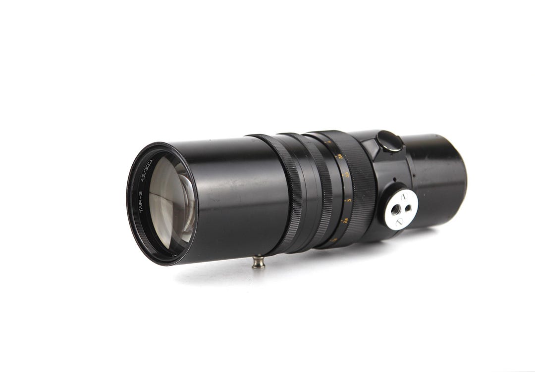 Soviet Lens TAIR - 3 (300 Mm F/4,5) Telephoto Lens Long Focal Lens ...