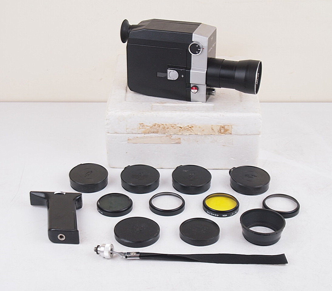 Visual Arts Cameras 1 Zoom 1,8/9-38 2 Lens METEOR 8M Soviet Film Cinema ...