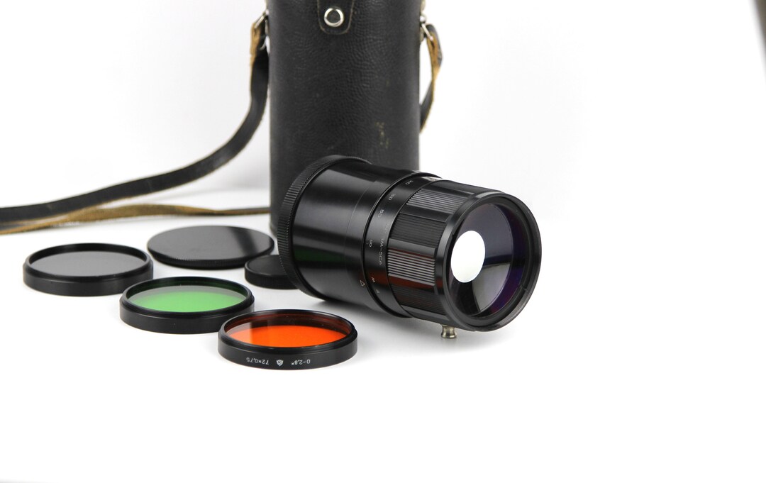 Soviet Lens MC 3 M 5 Sa MTO 500 8/500 Telephoto Lens Mirror Lens Mount ...