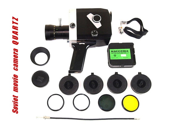 Soviet Film Cinema Movie Camera QUARZ QUARTZ 1 8S 2 Lens | Etsy