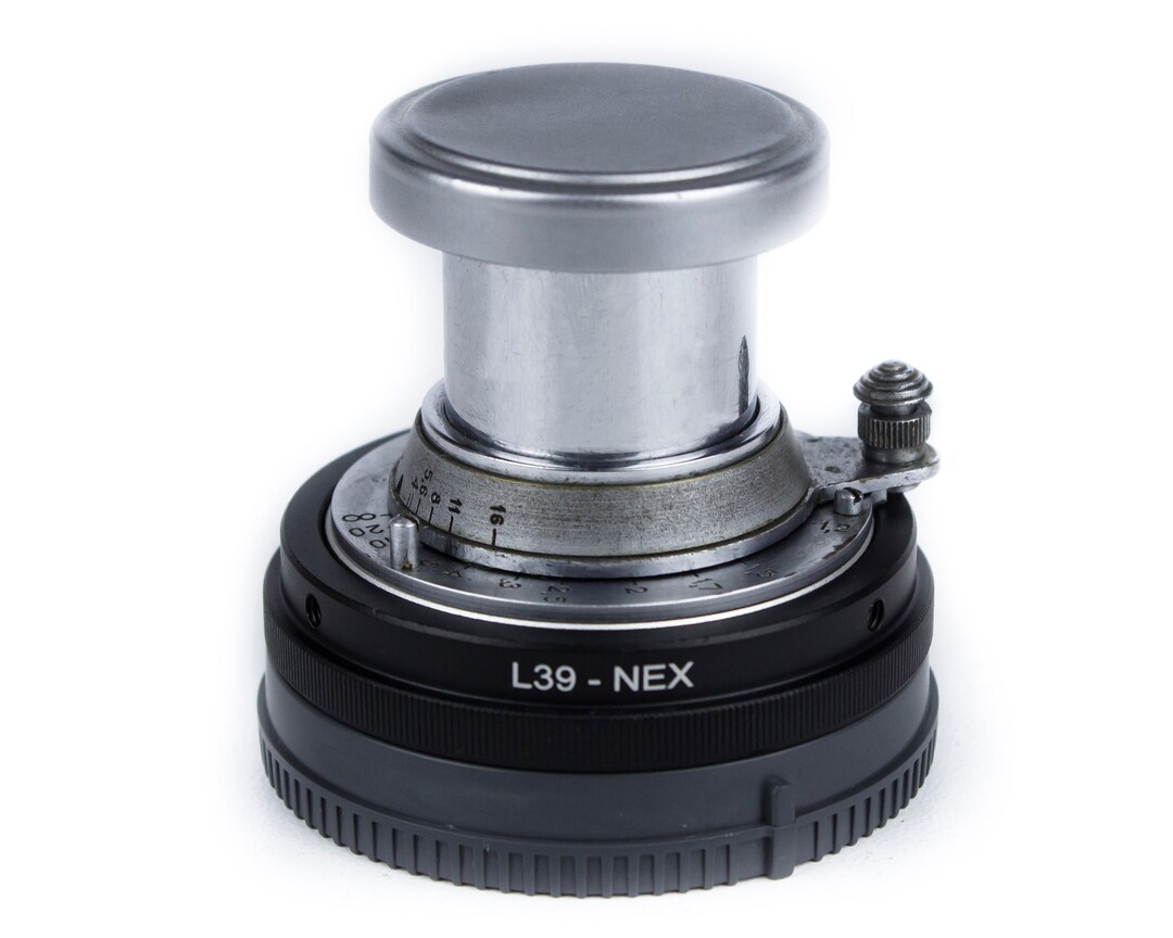 Soviet Lens INDUSTAR - 22 Red P 50mm F/3.5 Copy Leica Mount L39 - Sony ...