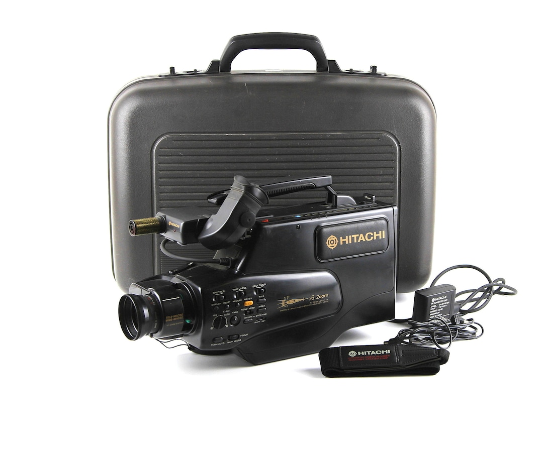 Film Cinema Video Camera Recorder HITACHI CCD - II Vm 2380E Full Set ...