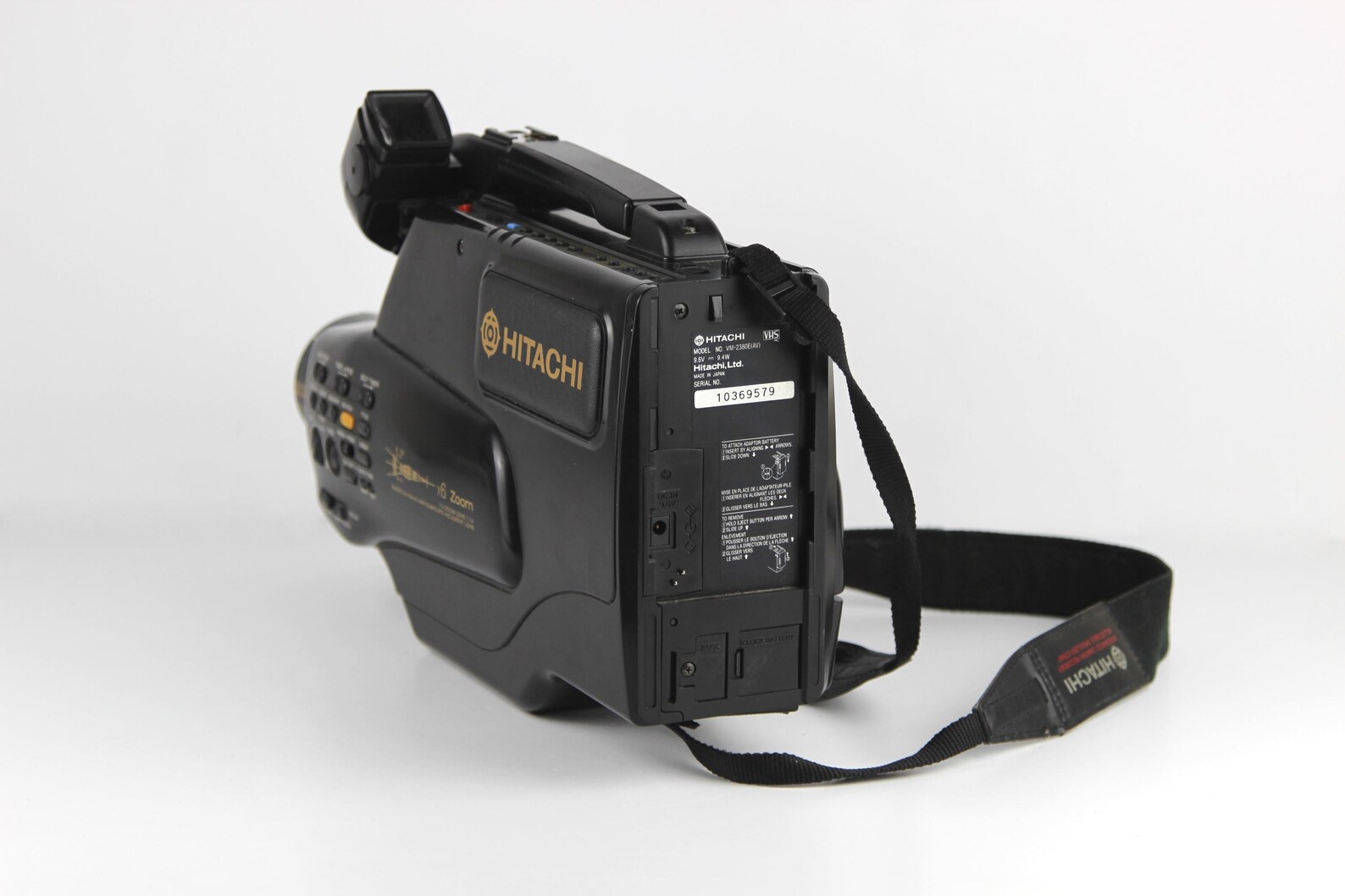 Film Cinema Filming Apparatus Video Camera HITACHI Vm - 2380E Lens X6 ...