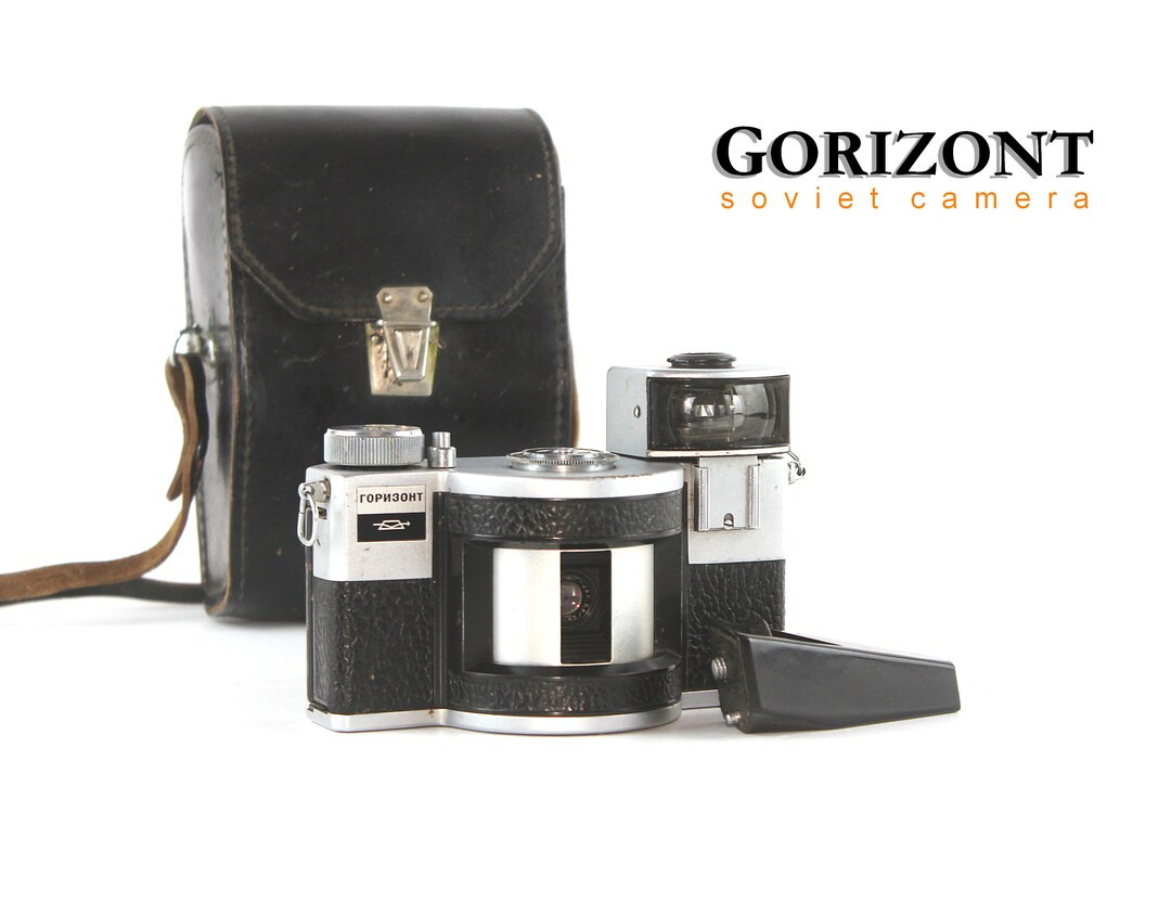 Vintage Soviet Panoramic 35 Mm Camera HORIZONT Brand KMZ Lens Mc OF ...