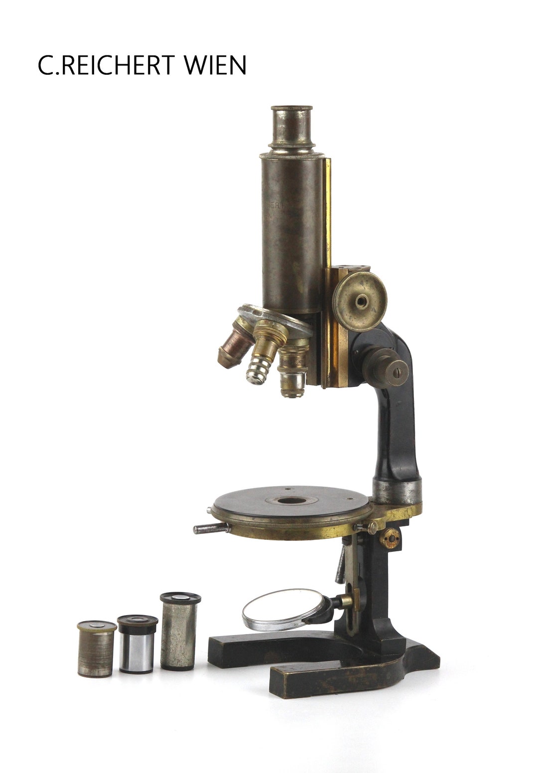 RARE Microscope C.REICHERT WIEN Made in Austria - Etsy