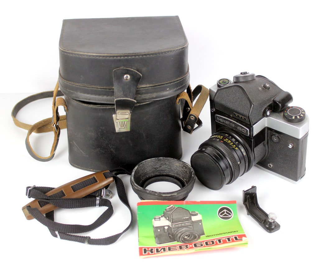 Soviet Camera KIEV - 60 Ttl Lens Mc VOLNA - 3 (2,8/80) PENTACON Six 6 X ...