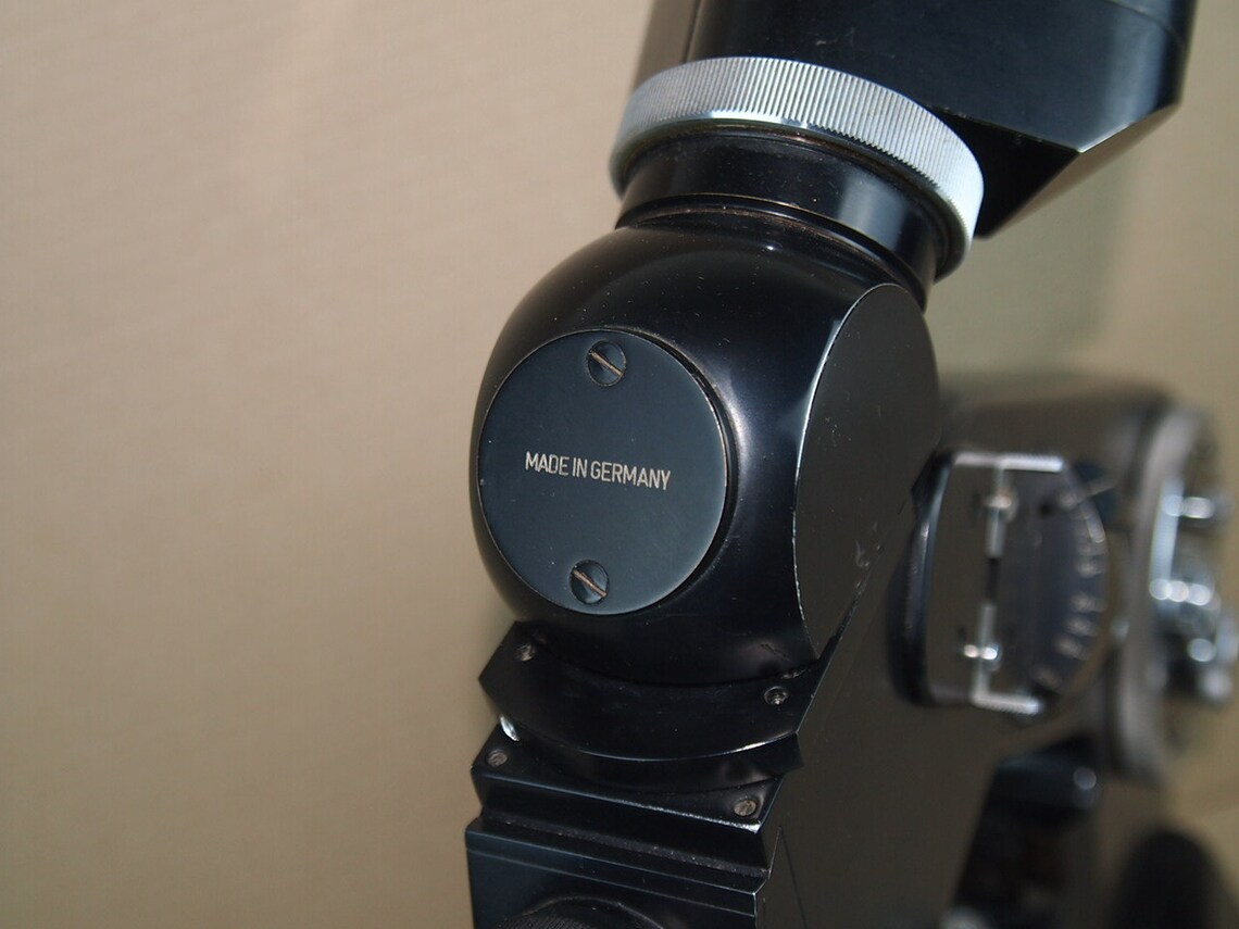 RARE Vintage Microscope ROW Rathenow Made in Germany - Etsy