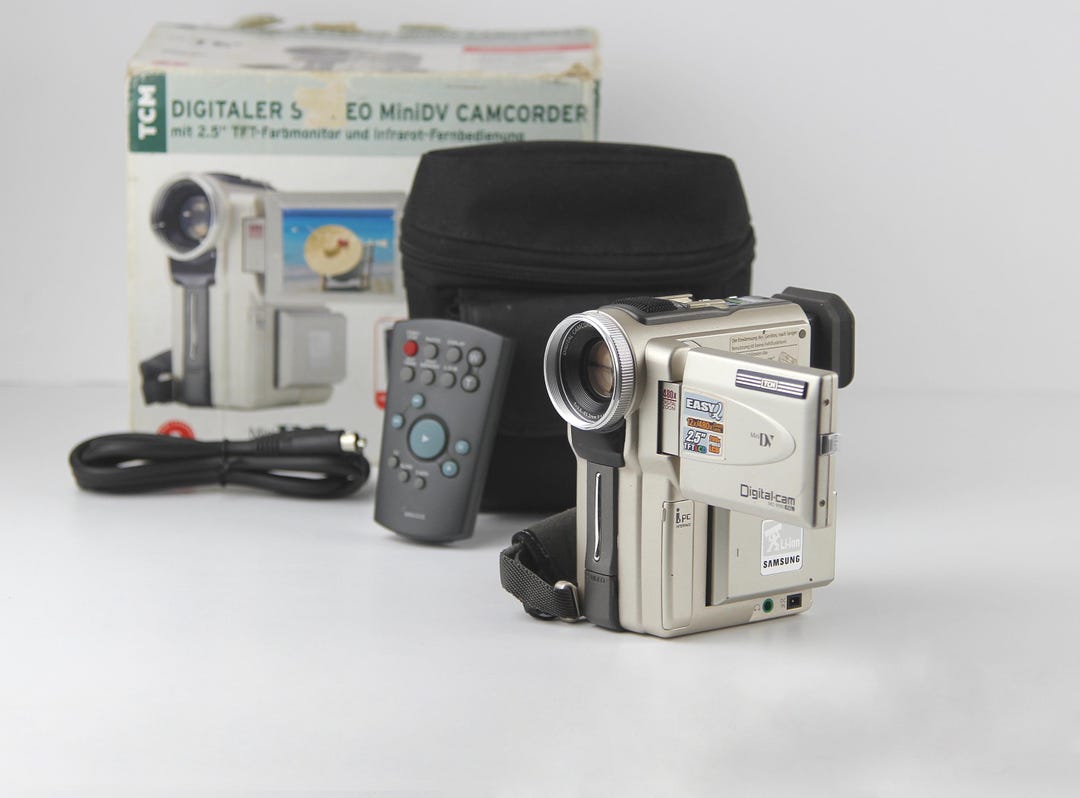 Film Cinema Filming Apparatus Video Camera SAMSUNG MD 9090 Lens 12X ...