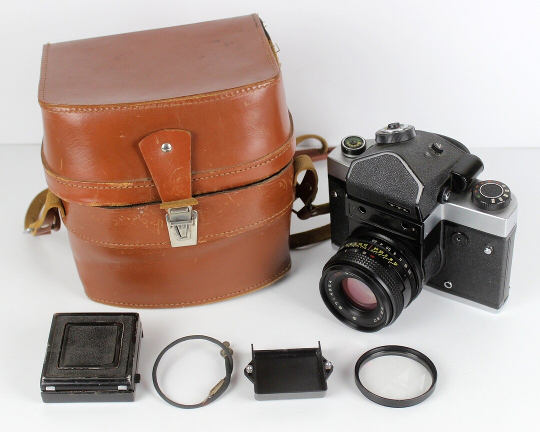 Soviet Camera KIEV - 60 Ttl Lens Mc VOLNA - 3 (2,8/80) PENTACON Six 6 X ...