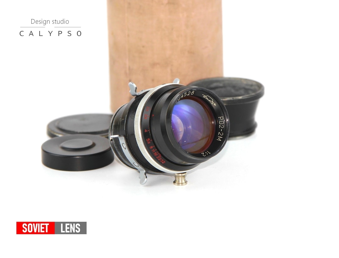 Soviet Film Lens RO2 - 2M OKS 1 - 75 - 1 Film Camera KONVAS Mount OCT ...