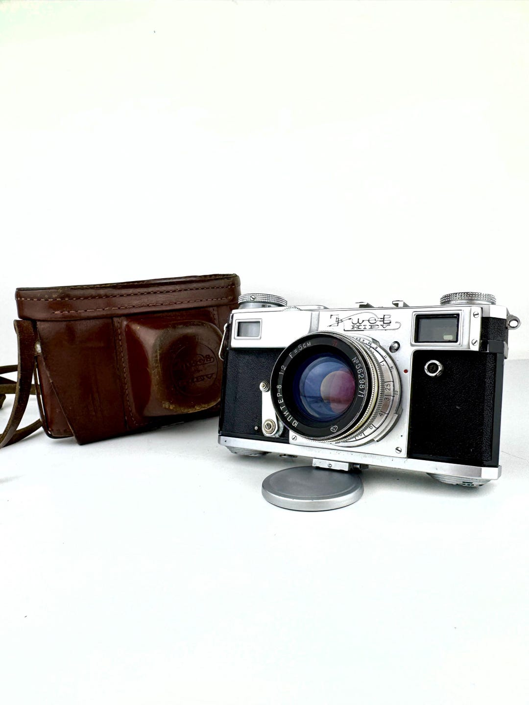 KIEV-4 Soviet Camera Lens JUPITER - 8 (2/50) CONTAX Camera Ussr 1956 ...