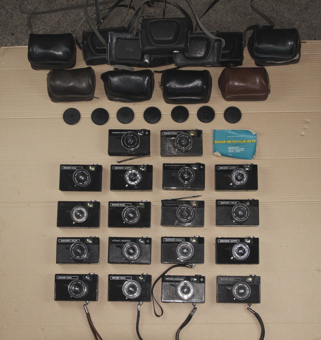 Vintage Soviet Camera VILIA Auto Made in USSR 18 Pieces - Etsy