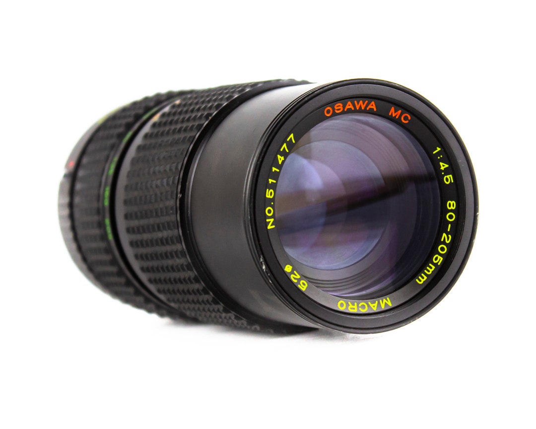 Lens OSAWA MC MACRO 1 : 4,5 80 - 205 Mm Zoom Made in Japan - Etsy