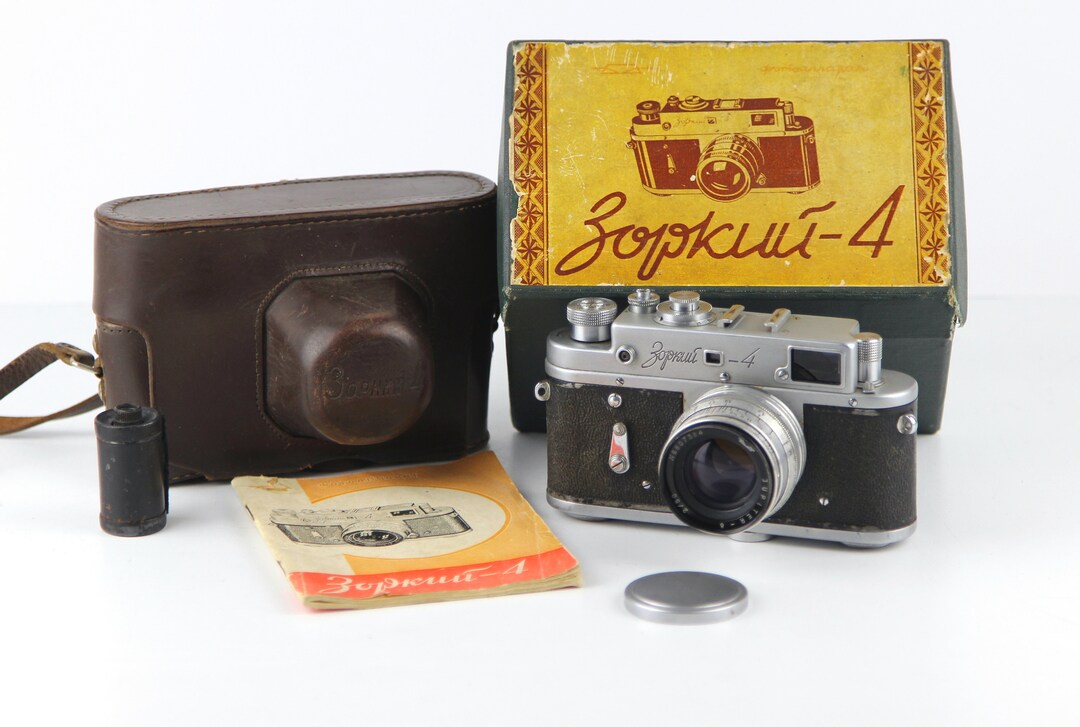Soviet Camera ZORKI 4 K ZORKY 4 K Lens JUPITER 8 2 / 50 Copy Leica Made ...