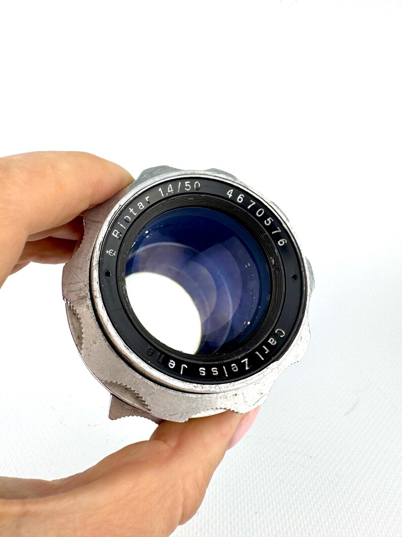 Lens Carl Zeiss Jena Biotar 50mm F/1.4 Mount for Camera PENTAFLEX AK 16 ...
